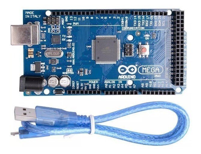 PLACA ARDUINO MEGA PARA DESARROLLO 2560 R3 (INCLUYE CABLE USB) CHIP ORIGINAL - Electronica ...